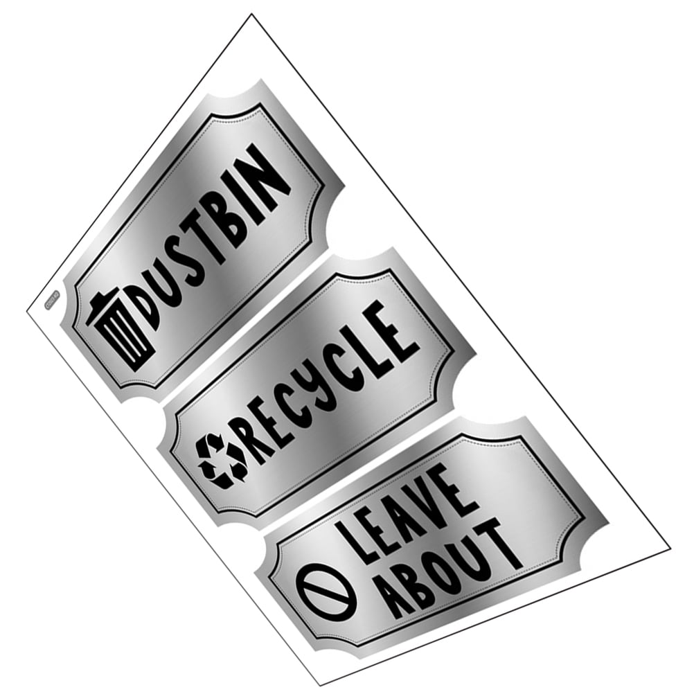 1 Sheet Garbage Sorting Stickers DIY Trash Can Labels Trash Recycle ...