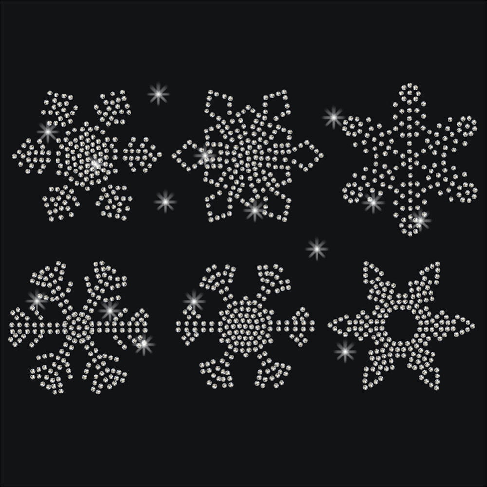 1 Sheet Glass Hotfix Rhinestone Iron on Appliques Costume Accessories ...