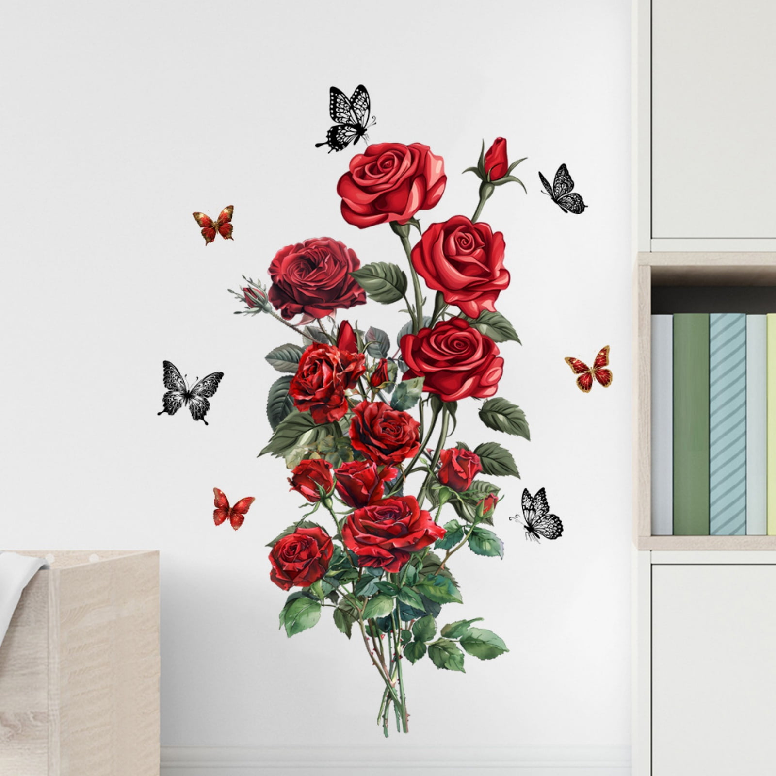 1 Sheet Happy Valentines Day Window Clings for Glass Windows Love Heart ...