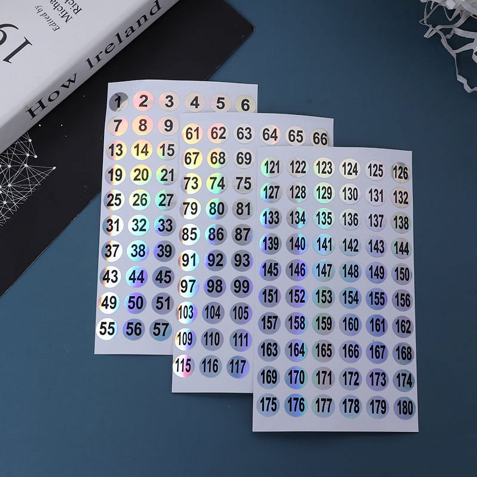 1 Sheet Nail Art Manicure Decal Guide Alphabet Numbers Letters Style ...