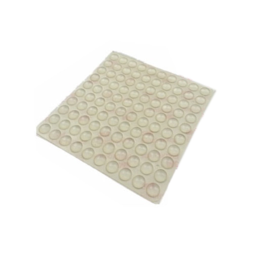 1 Sheet Silicone Rubber Feet Bumpons Clear Round Self Adhesive Anti ...
