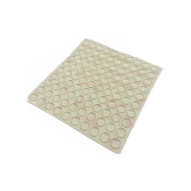 1 Sheet Silicone Rubber Feet Bumpons Clear Round Self Adhesive Anti ...