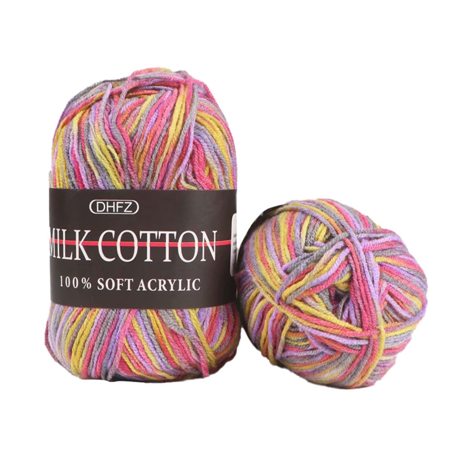 1 Sheet Of Thick, Colorful Milk Cotton for Hand Knitting, Crocheting ...