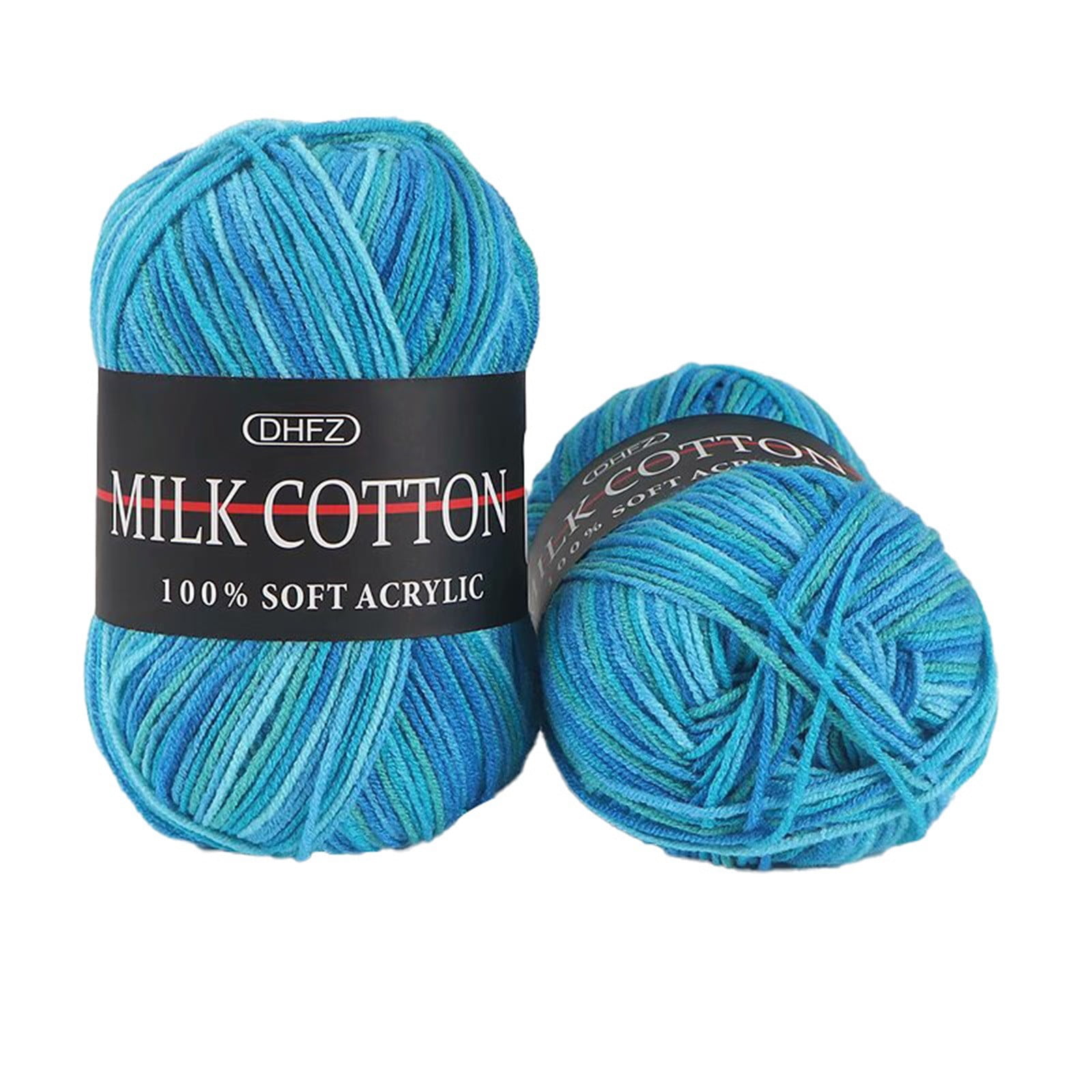 1 Sheet Of Thick, Colorful Milk Cotton for Hand Knitting, Crocheting ...