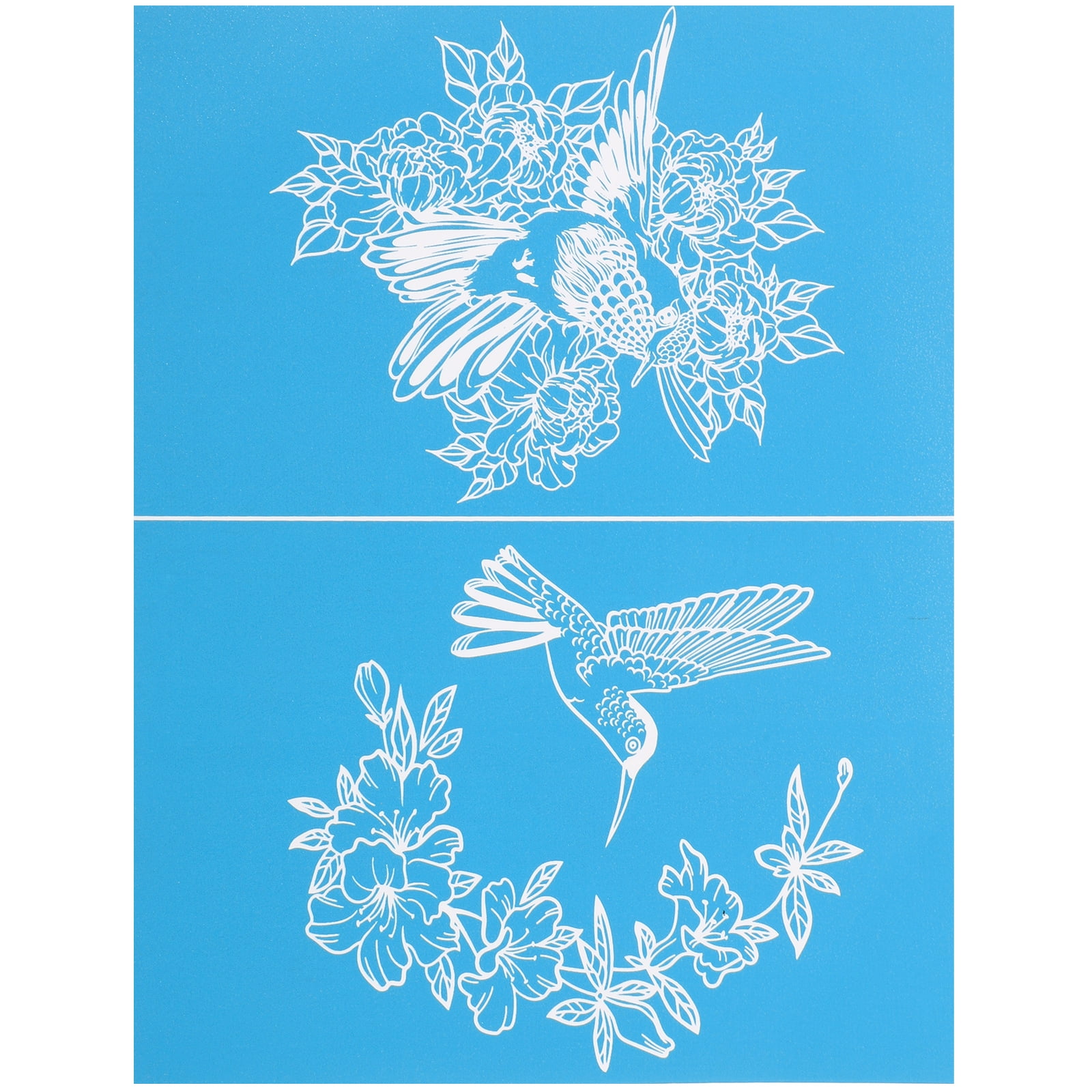 1 Sheet of Mesh Screen Stencil Silk Screen Printing Stencil Decorative ...