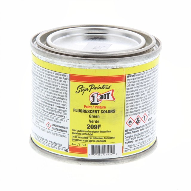 1 Shot Fluorescent Color, 4 oz. Green - Walmart.com