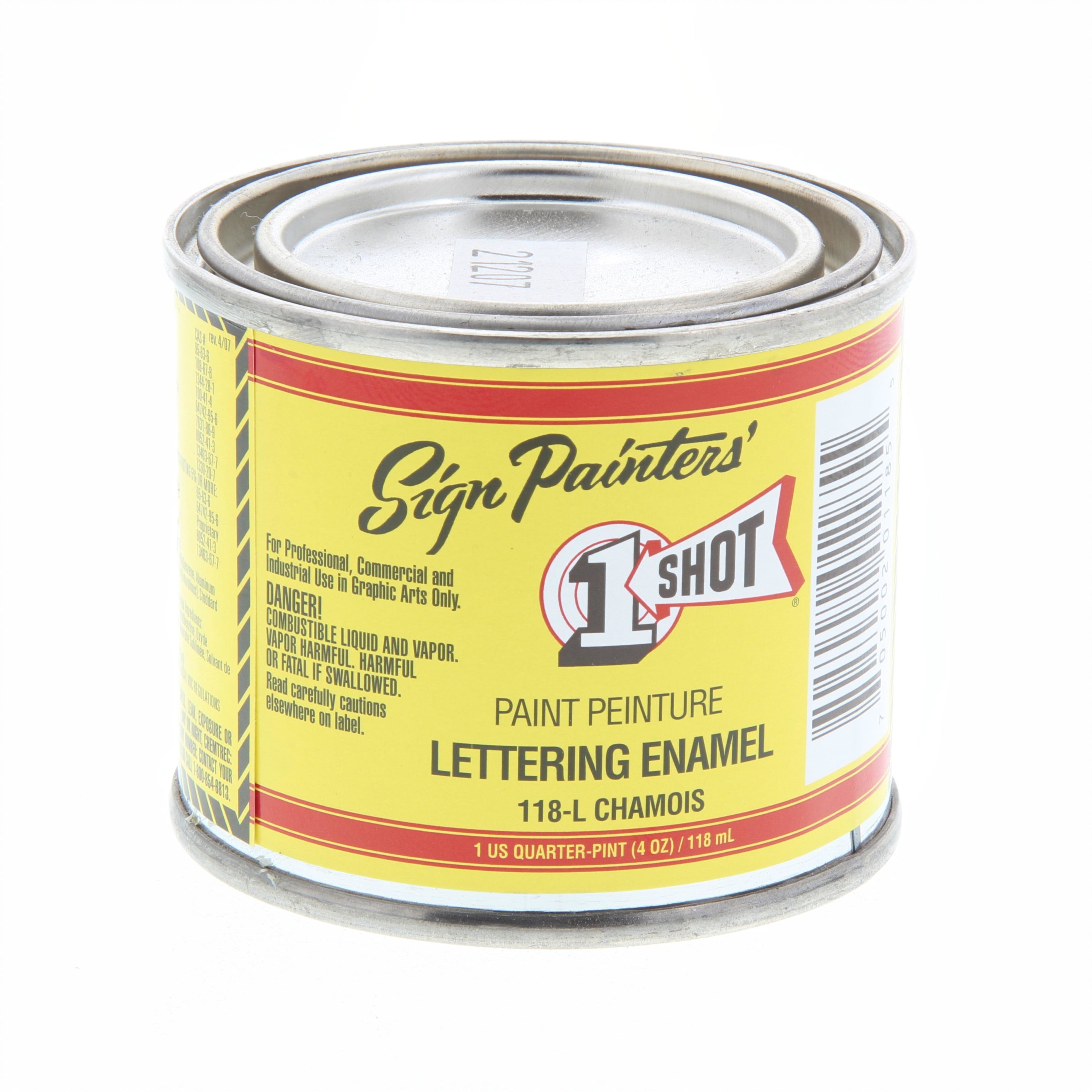 1 Shot Lettering Enamel, 4 oz., Chamois - Walmart.com
