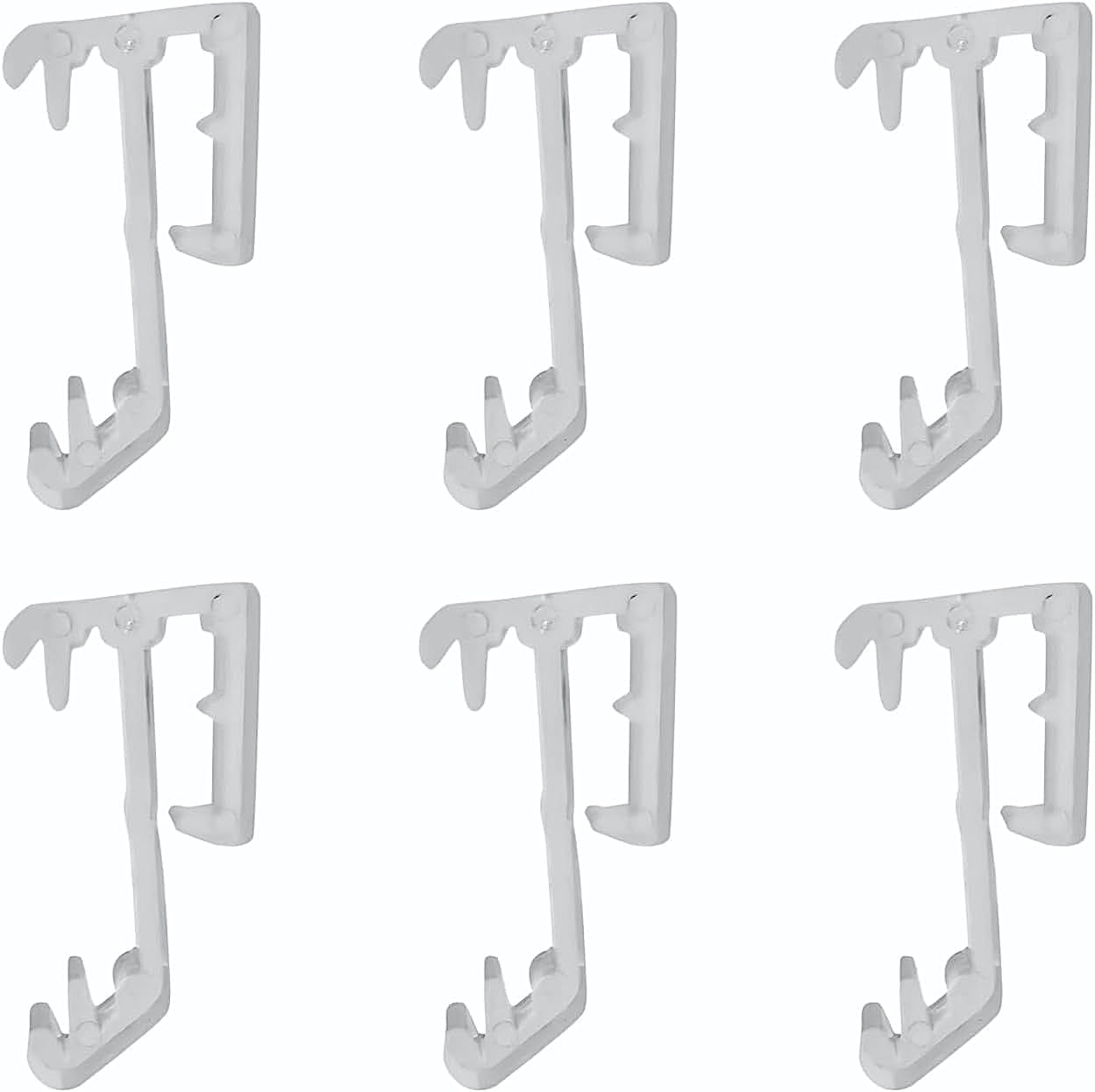 1" Single Mini Blind Valance Clips - Clear, UV Stable, for Horizontal ...