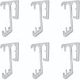 1" Single Mini Blind Valance Clips - Clear, UV Stable, for Horizontal ...