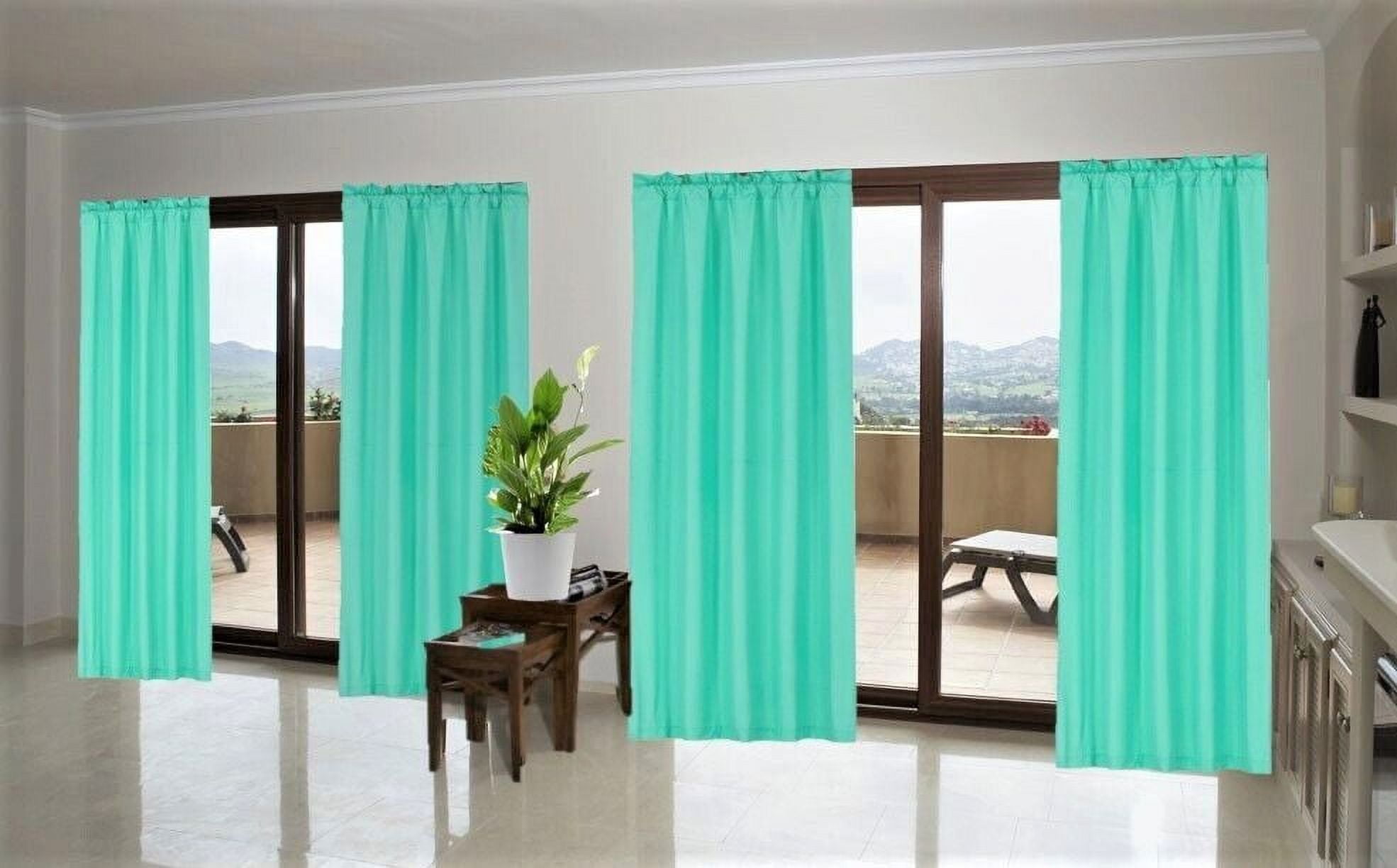 1 Single Panel Solid Foam Backing Lined Room Darkening Blackout Window ...