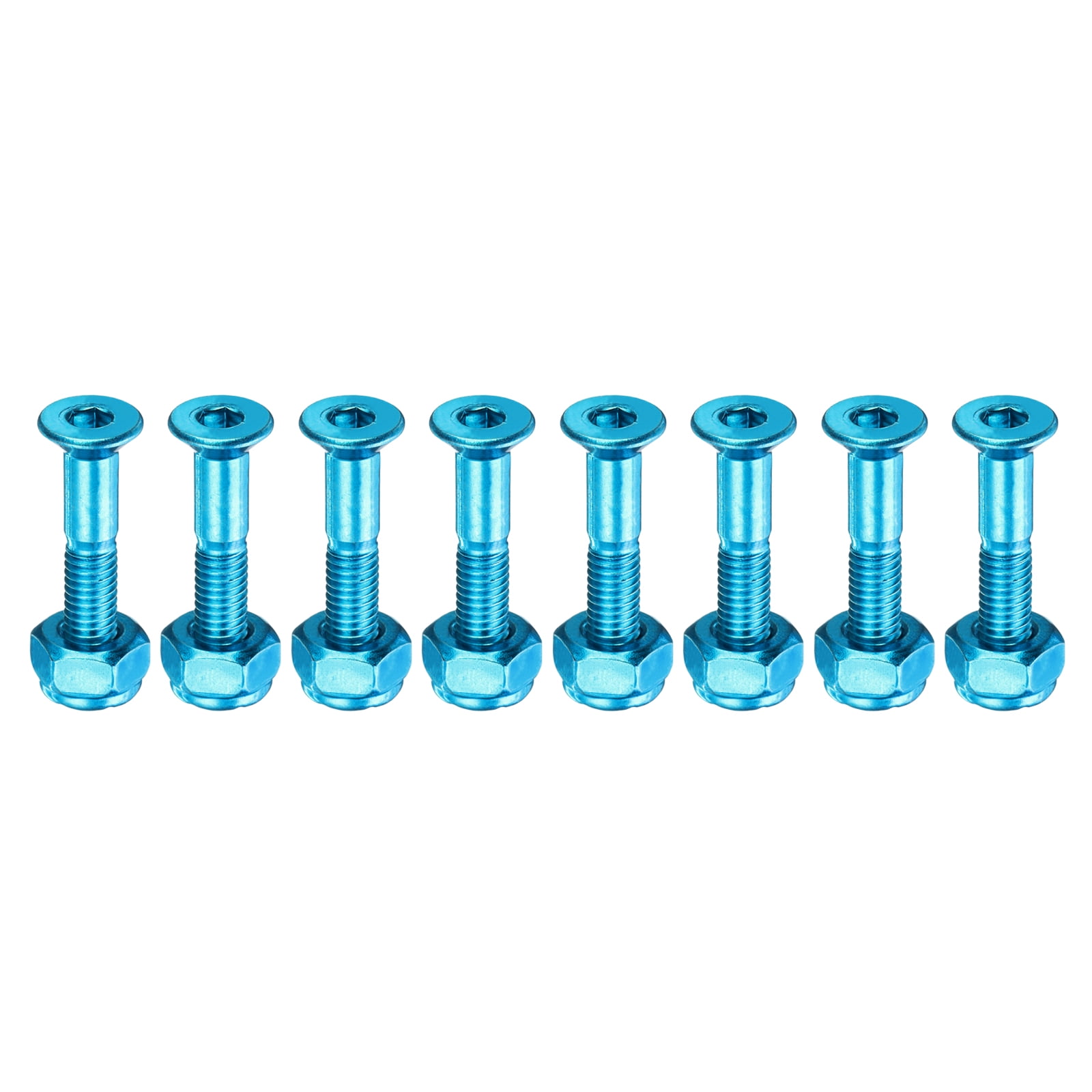 1" Skateboard Hardware Bolt Carbon Steel Truck Mounting Screws Bolts ...