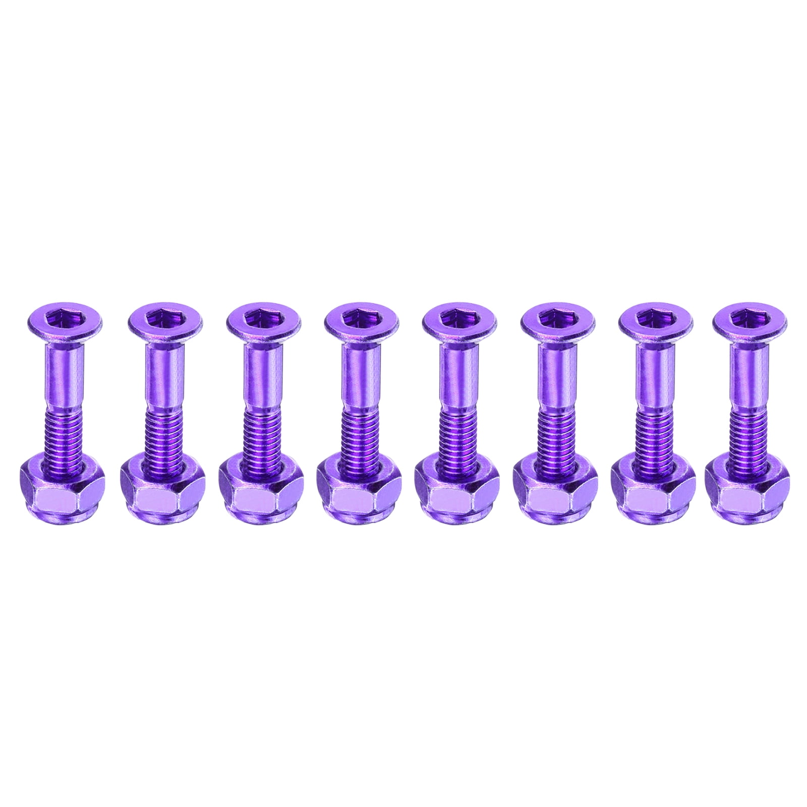 1" Skateboard Hardware Bolt Carbon Steel Truck Mounting Screws Bolts ...