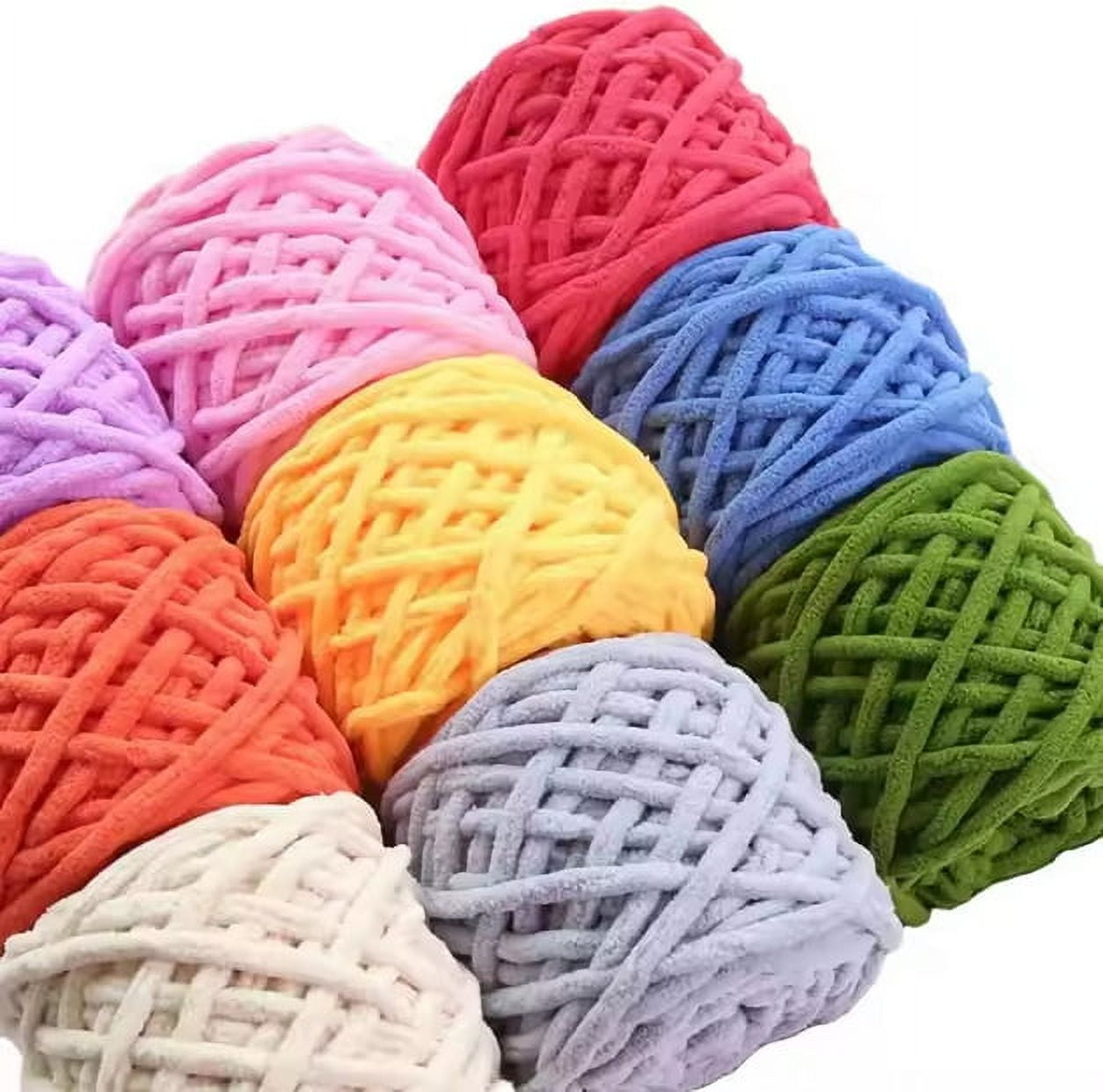 1 Skein Chunky Yarn, Super Soft Acrylic Bulky Thick Washable Yarn for ...