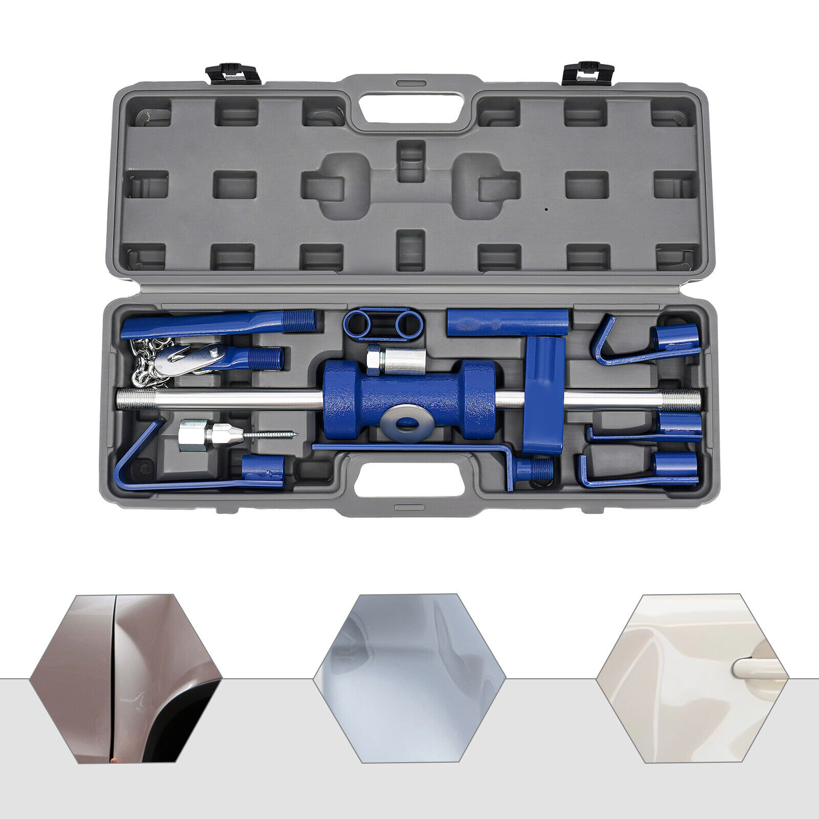 1*Slide Hammer Dent Puller Set Automotive Puller Frame Set with ...