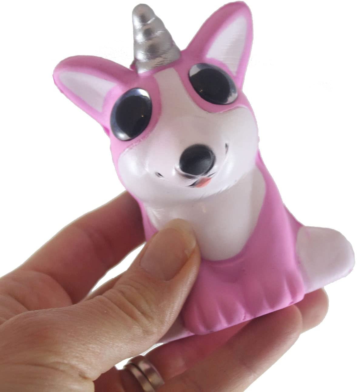 1 Small CORGI Mystical Animal with Horn and Wings Slow Rise Squishies ...