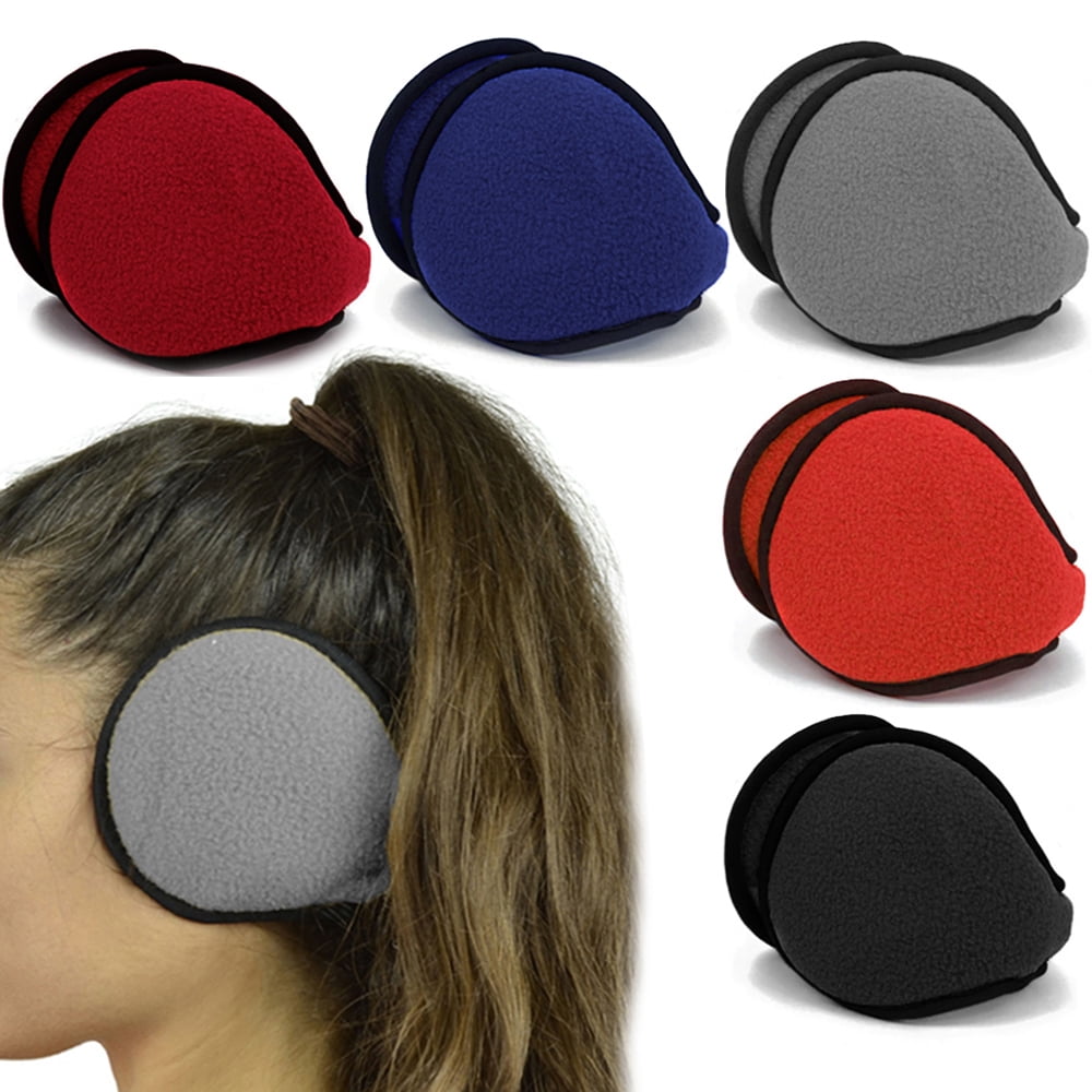 ALLTOPBARGAINS Unisex Soft Fleece Ear Muff Warmer for Cold Weather ...