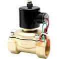 1" Solenoid Valve 230V Normally Closed Brass 220V 12V 24V 110V Solenoid Valve - Walmart.com