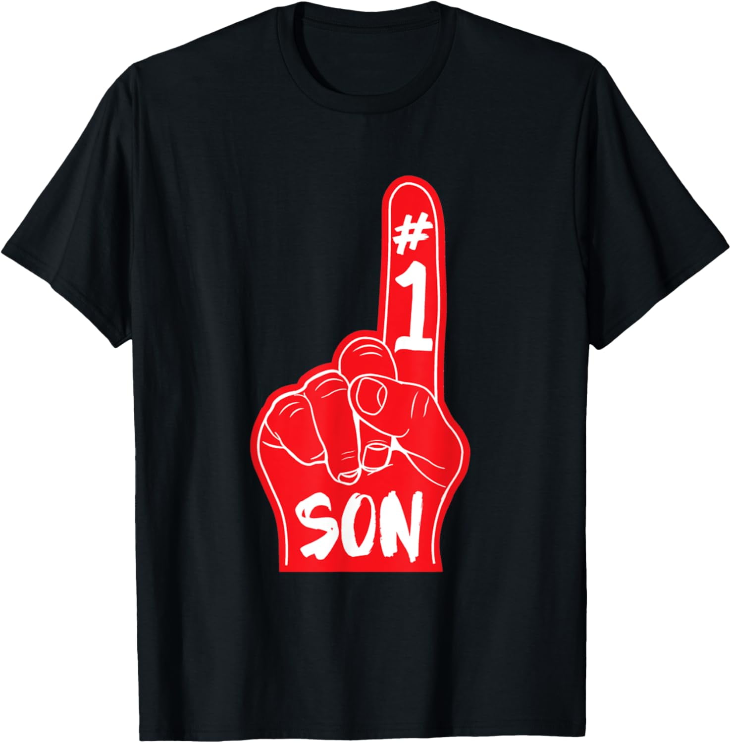 #1 Son, Number One Son, Foam Finger T-Shirt T-Shirt - Walmart.com