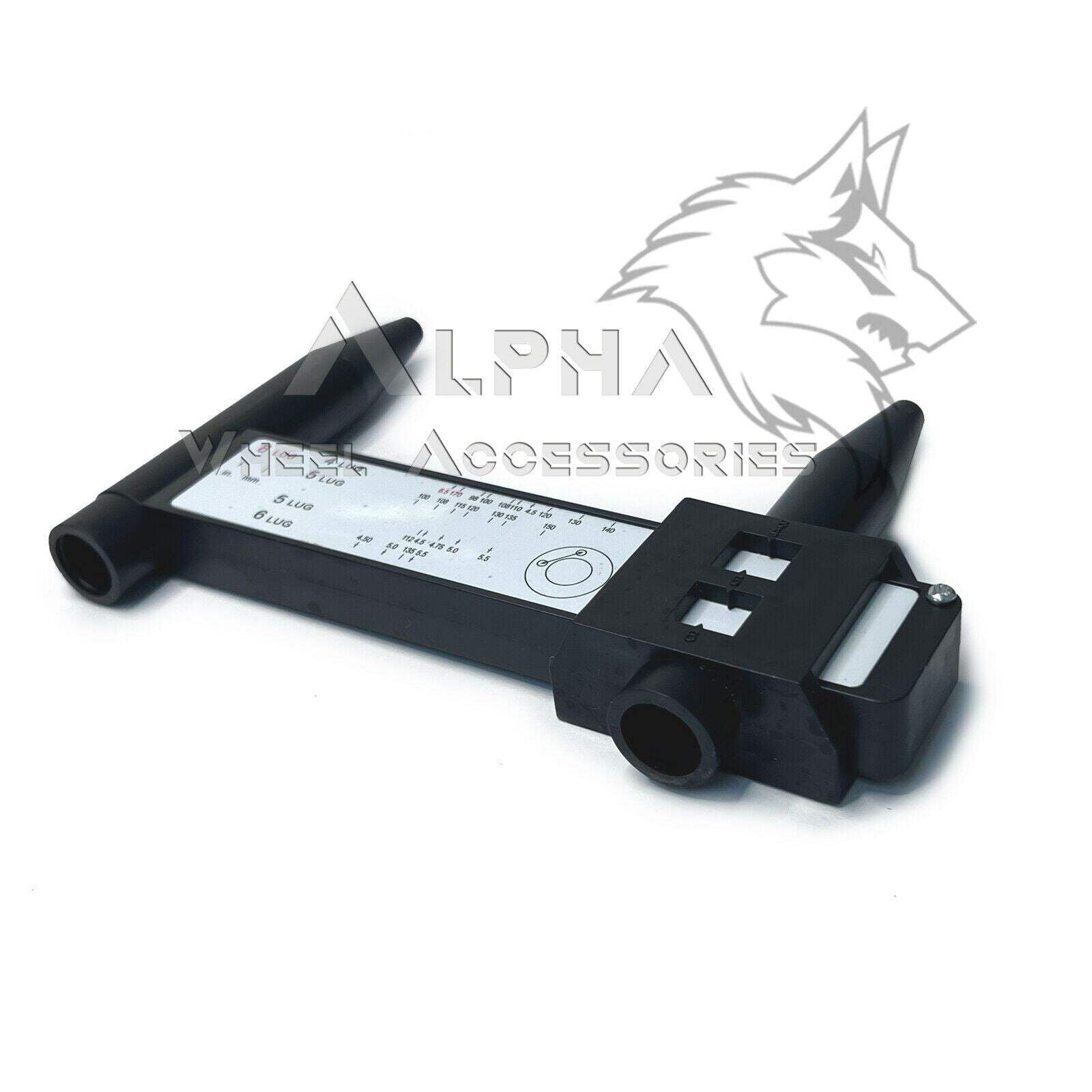 1 Spacer Adapter Wheel Rim Bolt Pattern Tool Gauge PCD Measure 4 5 6 8 ...