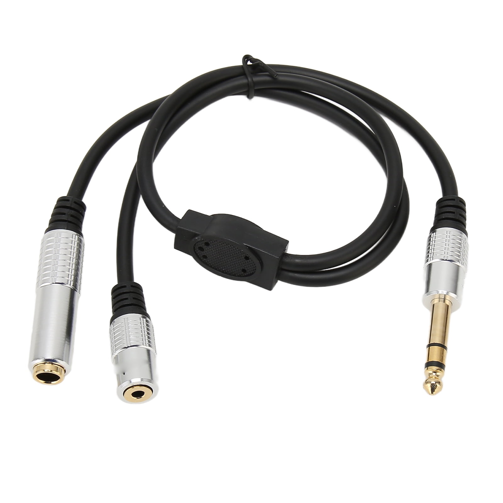 1 Split in 2 Sound Cable 1/4 Inch TRS Stereo Splitter Cable 6.35mm Male ...