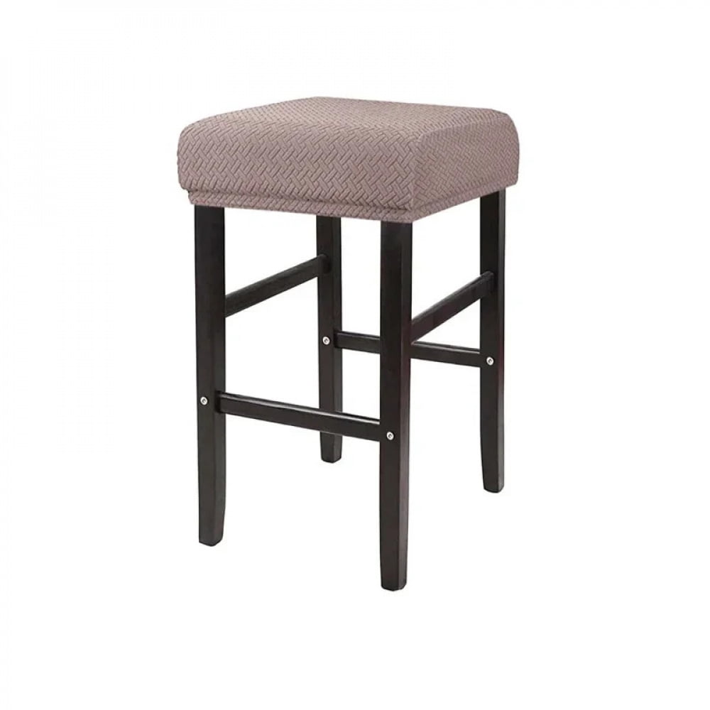 1 Square Stool Covers Home Jacquard Elastic Bar Stool Slipcovers ...