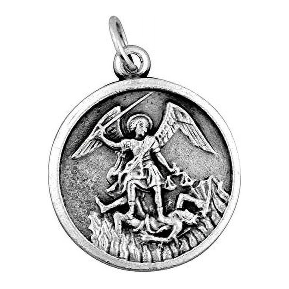 1" St. Michael Medal Charm | Protection and Prayer from Saint Michael ...