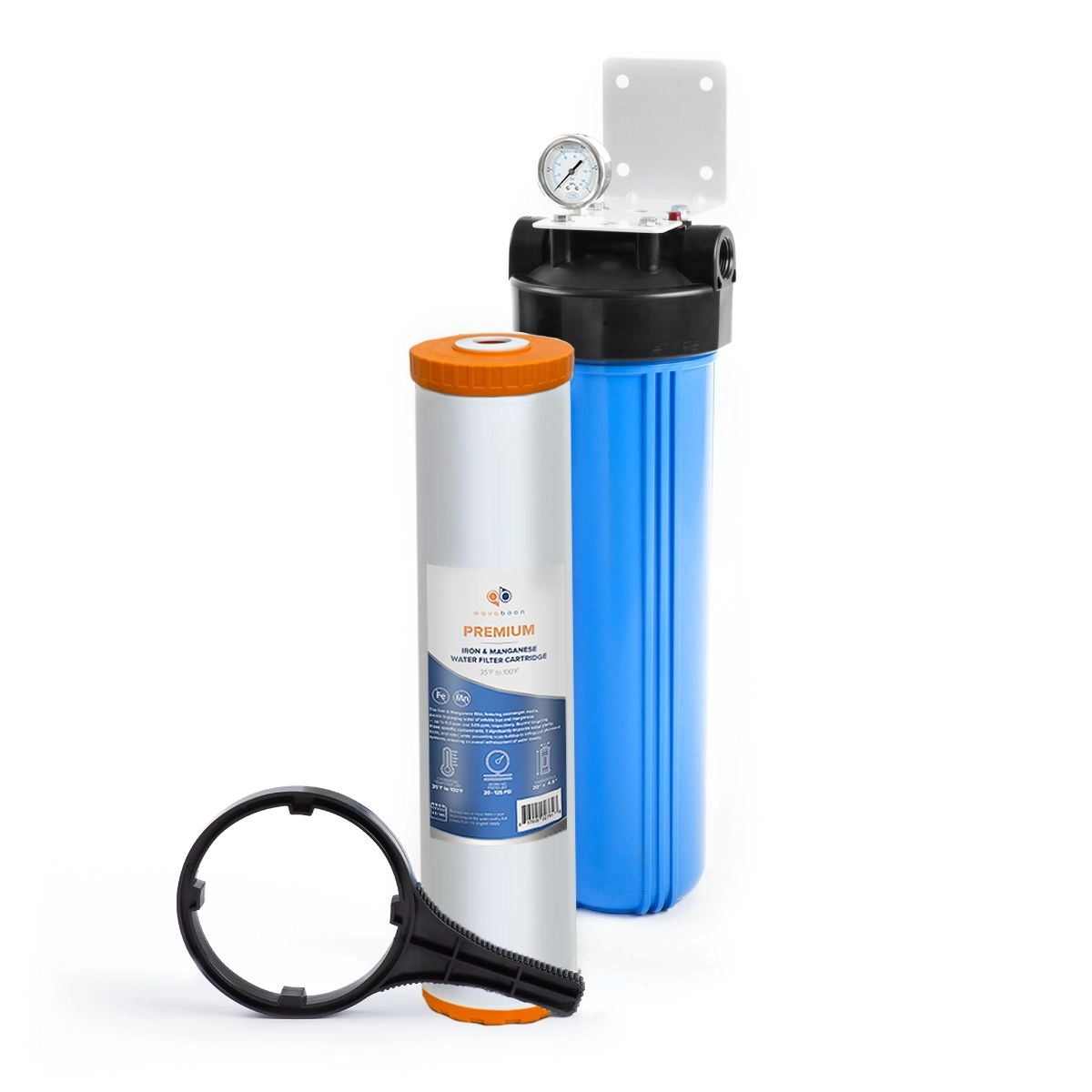 1-Stage 20" Whole House Water Filtration System by Aquaboon - Walmart.com