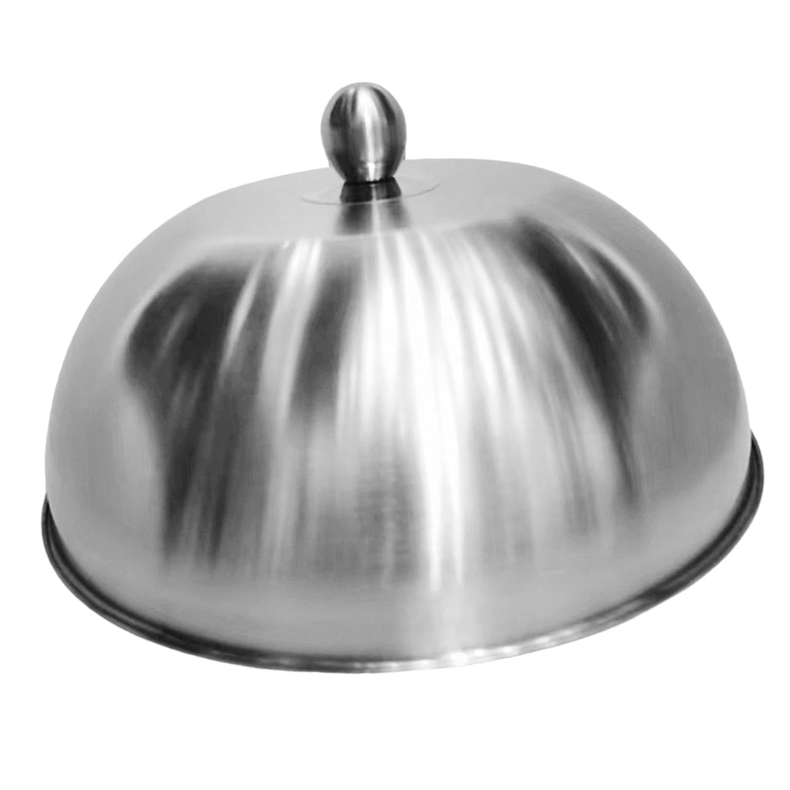 1 Stainless Steel Burger Cover Dome Heavy Duty Cheese Melting Lid for ...