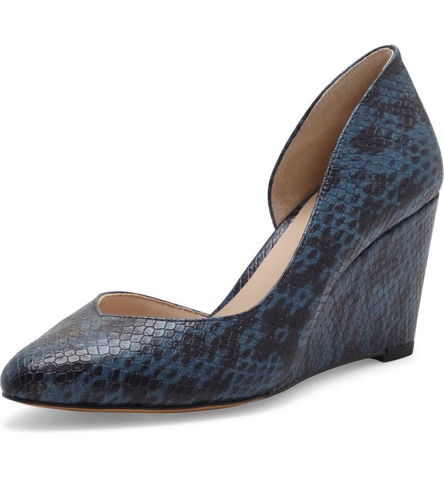1.State Melman Royale Wedge Low Heel D'orsay Pointed Toe Low Cut Dress ...