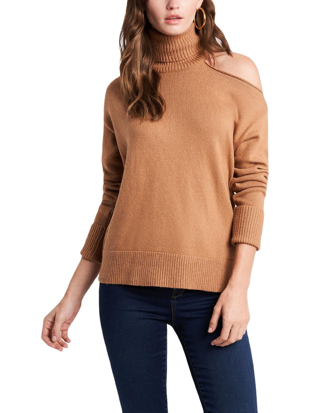1.State Womens Cold Shoulder Long Sleeve Turtleneck Sweater - Walmart.com