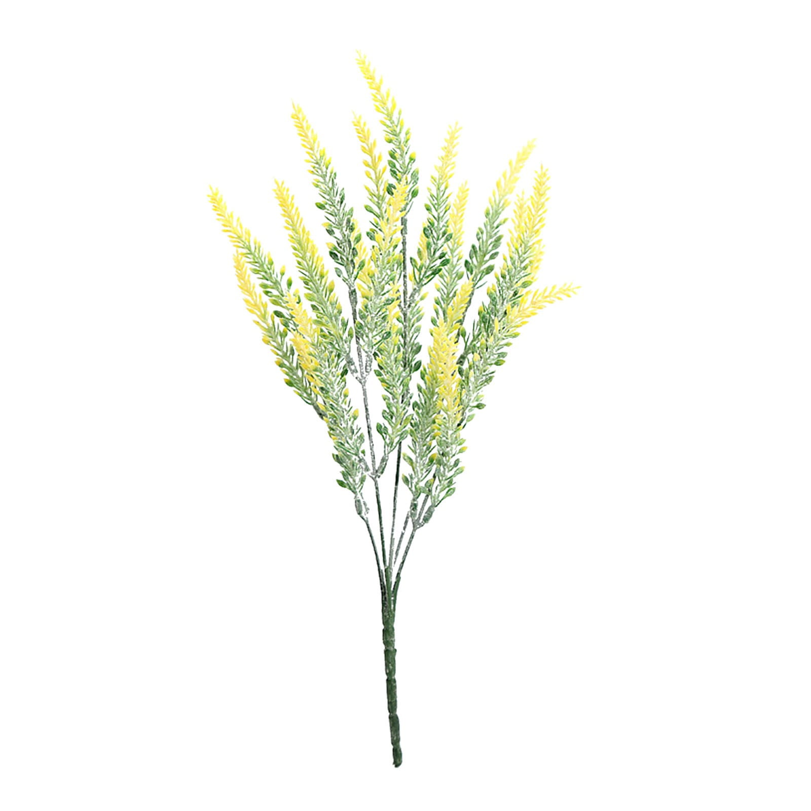 1 Stems Artificial Lavender Bouquet, UV Resistant Plastic Flowers for ...