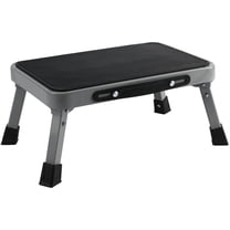 ZENSTYLE Heavy Duty Folding 4 Step Ladder, Portable Steel Step Stool ...