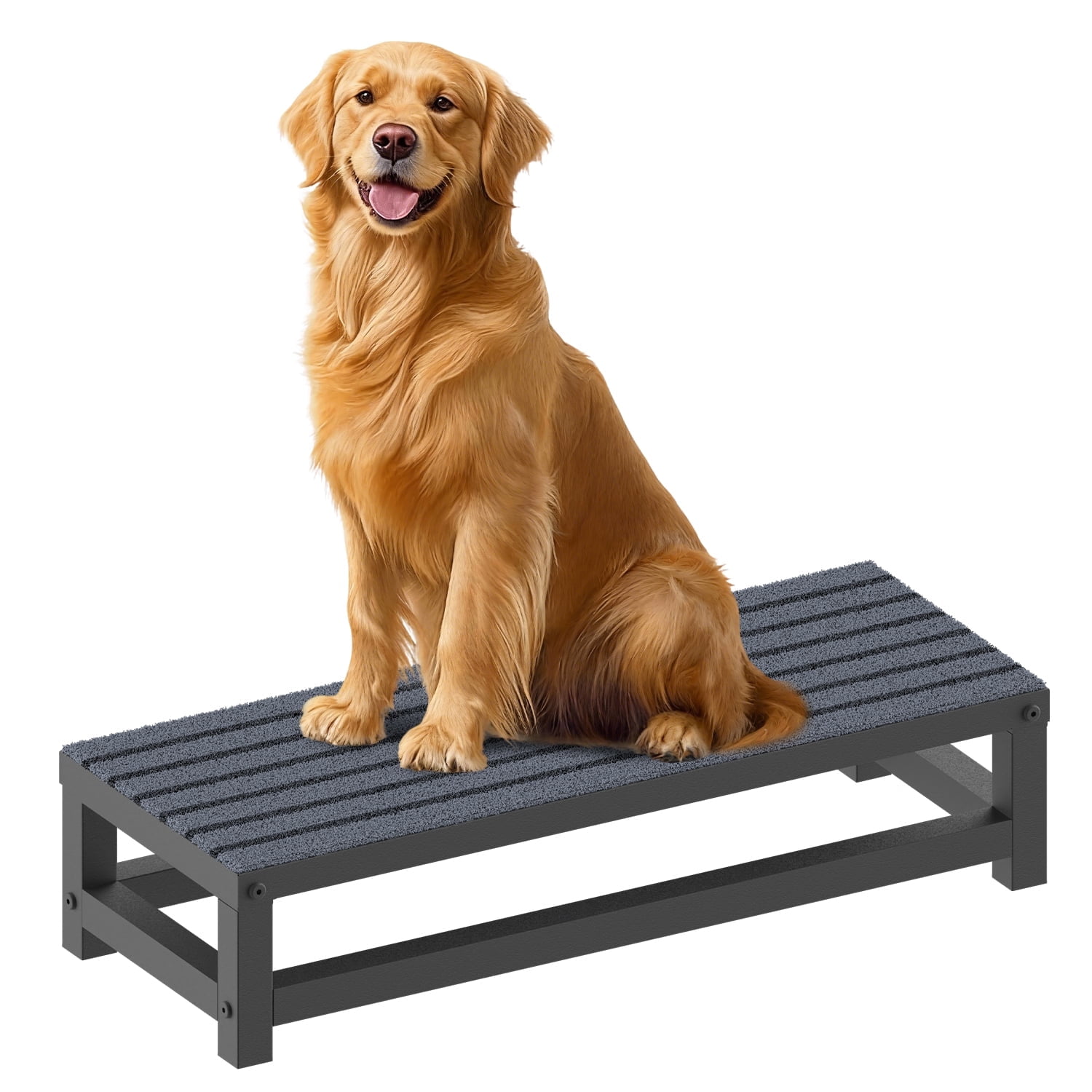 1 Step RV Stair,Portable Step Ladder with Anti-Slip Panel,660 lbs Load ...