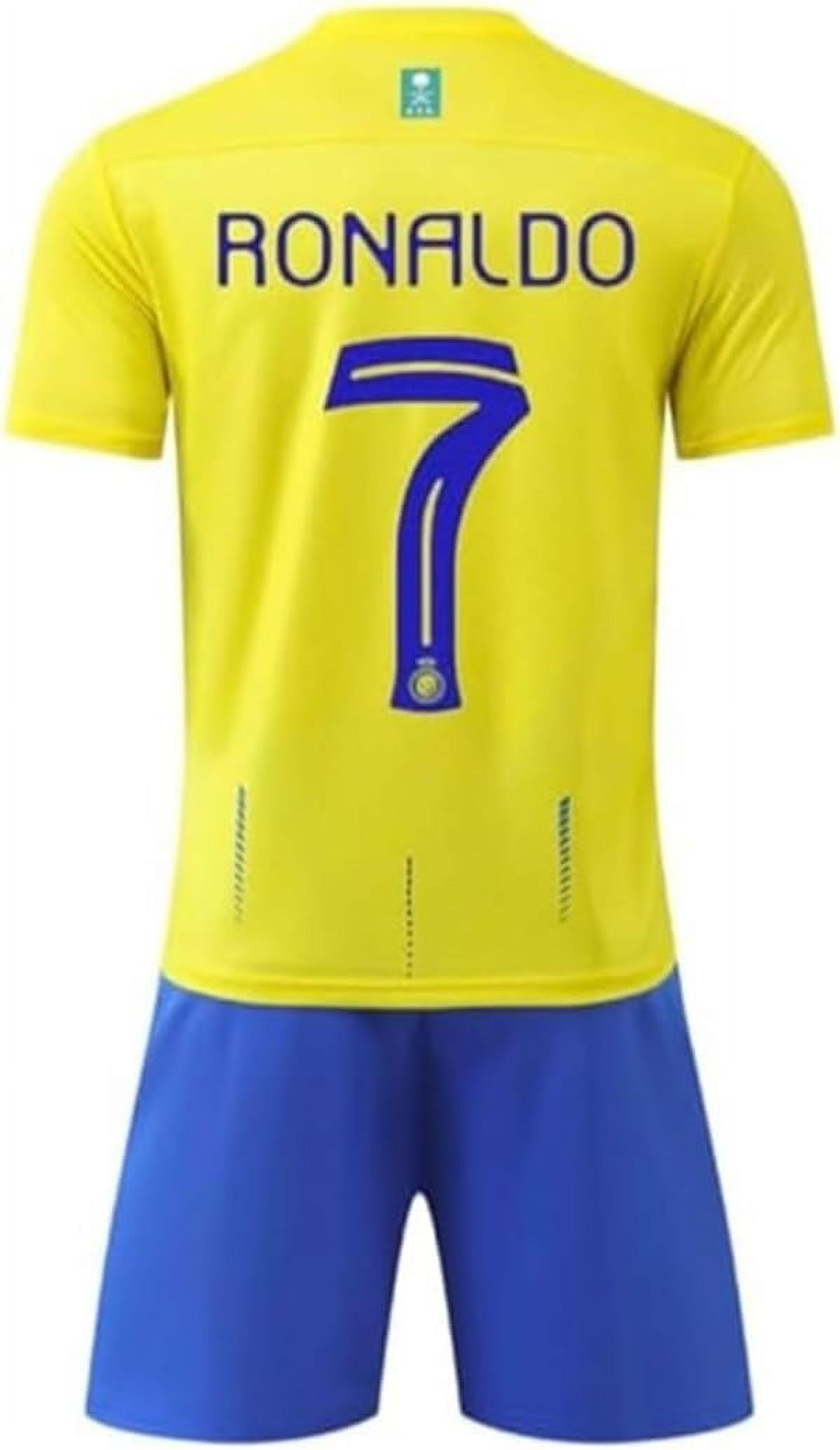 1 Stop Soccer Ronaldo CR7 Jersey Adult Uniform AL NASSR Fc Saudi Arabia ...