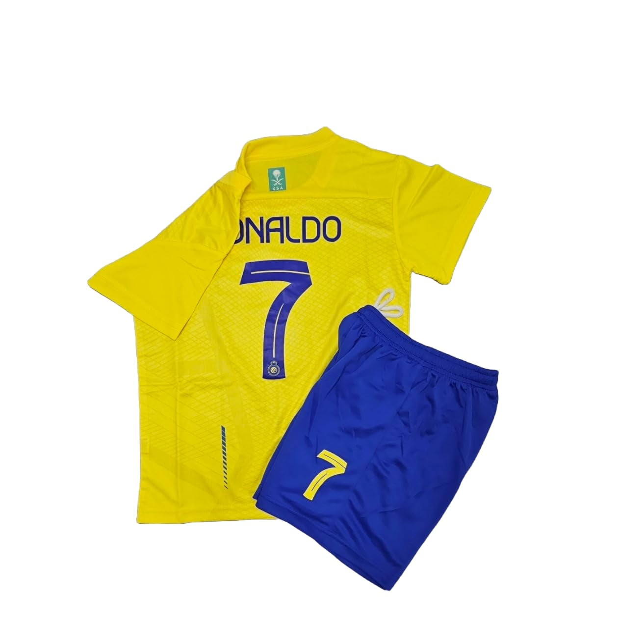 1 Stop Soccer Ronaldo CR7 Jersey Kids Uniform AL NASSR Fc Saudi Arabia ...