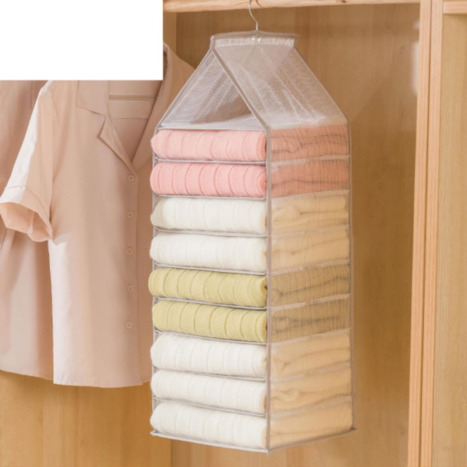1*Storage Bag Layering Storage Hanging Bag Clothing Divider Bag Super ...