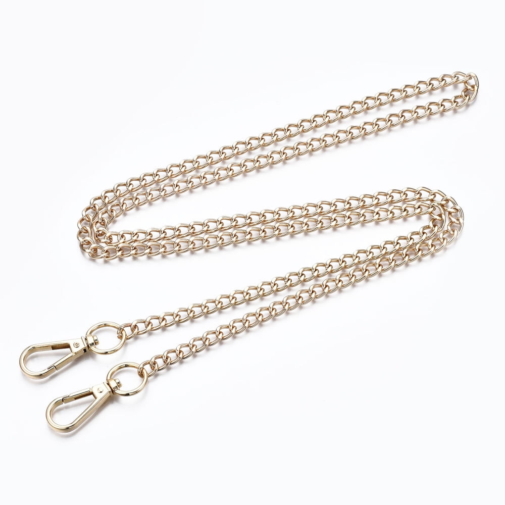 1 Strand Bag Chains Straps Iron Curb Link Chains with Alloy Swivel ...