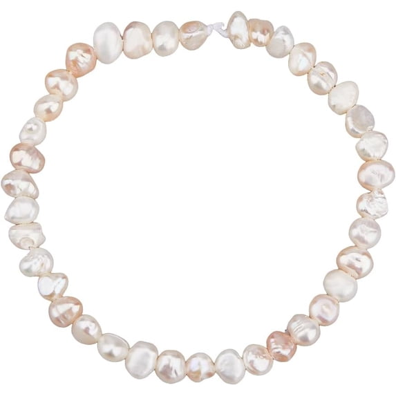 1 Strand Natural Cultured Freshwater Pearl Beads Strands Baroque Keshi ...