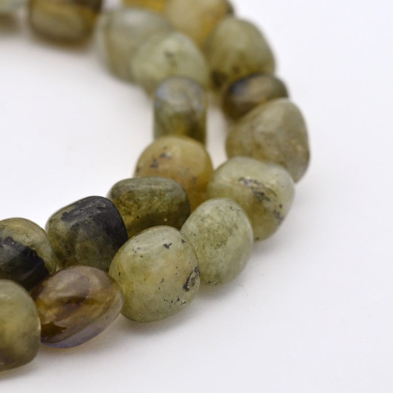 1 Strand Natural Labradorite Bead Strands Tumbled Stone Nuggets 5~7X5 ...