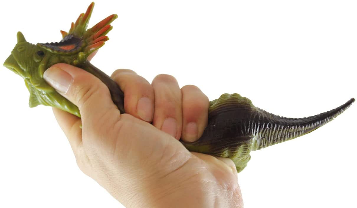 1 Stretchy Dinosaur Toy - Fidget - Stress - Fun - Squishy Toy - Crunchy ...