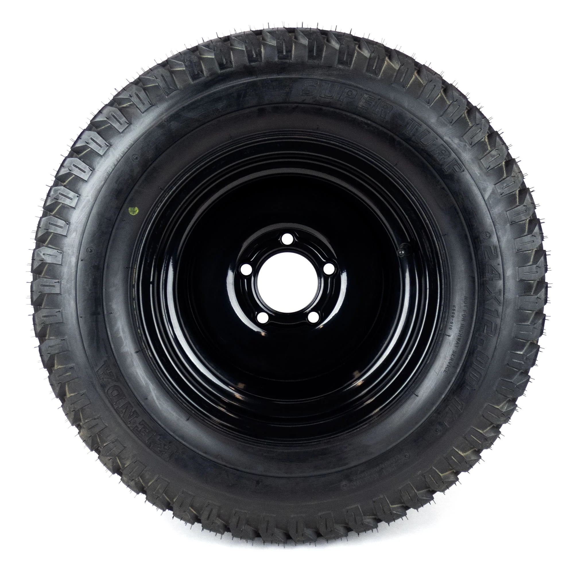 (1) Super Turf Tire Assembly 24x12.00-12 Fits Bad Boy Outlaw 54" 022 ...