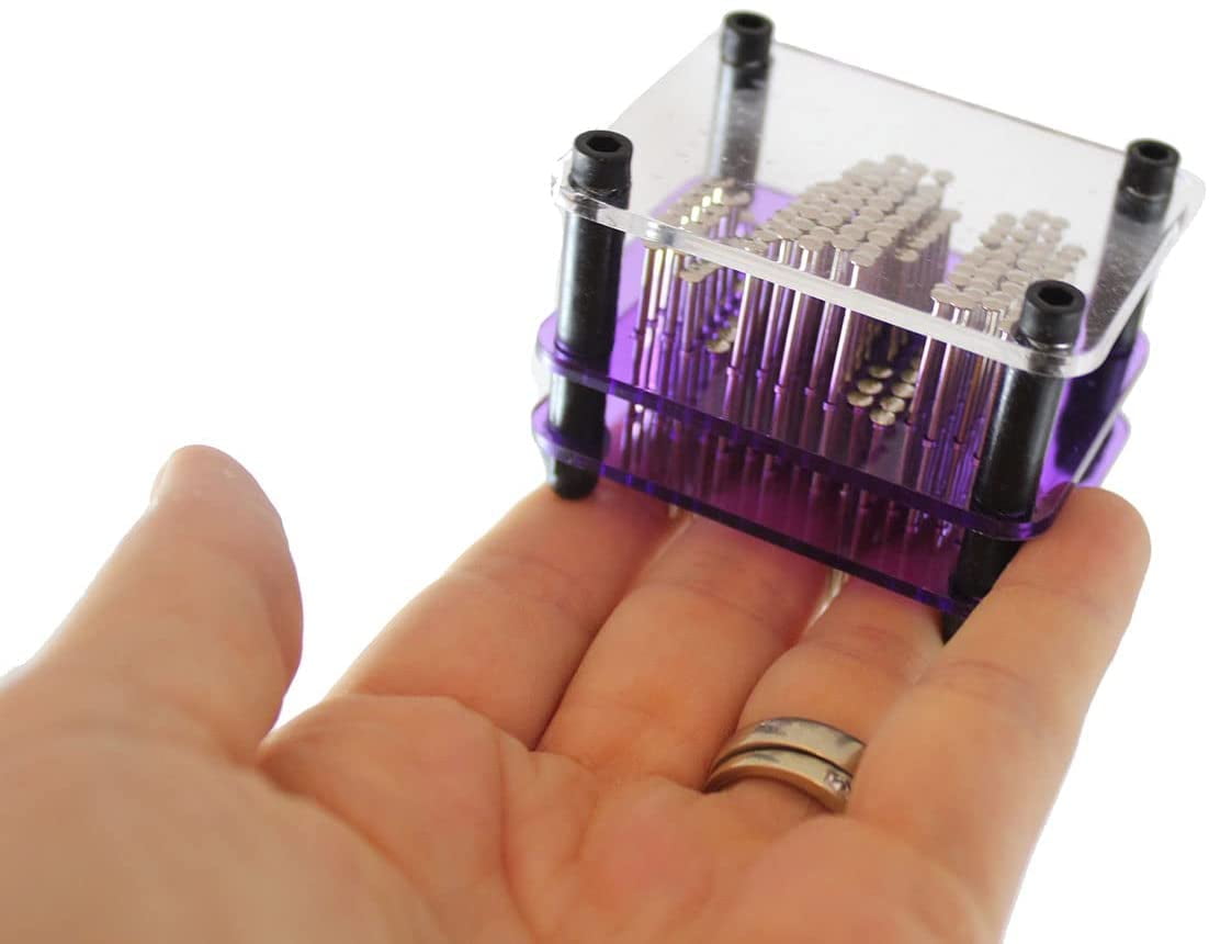 1 TINY Metal Rectangle Shape Pin Art Classic Fun Toy - 3D Clone ...