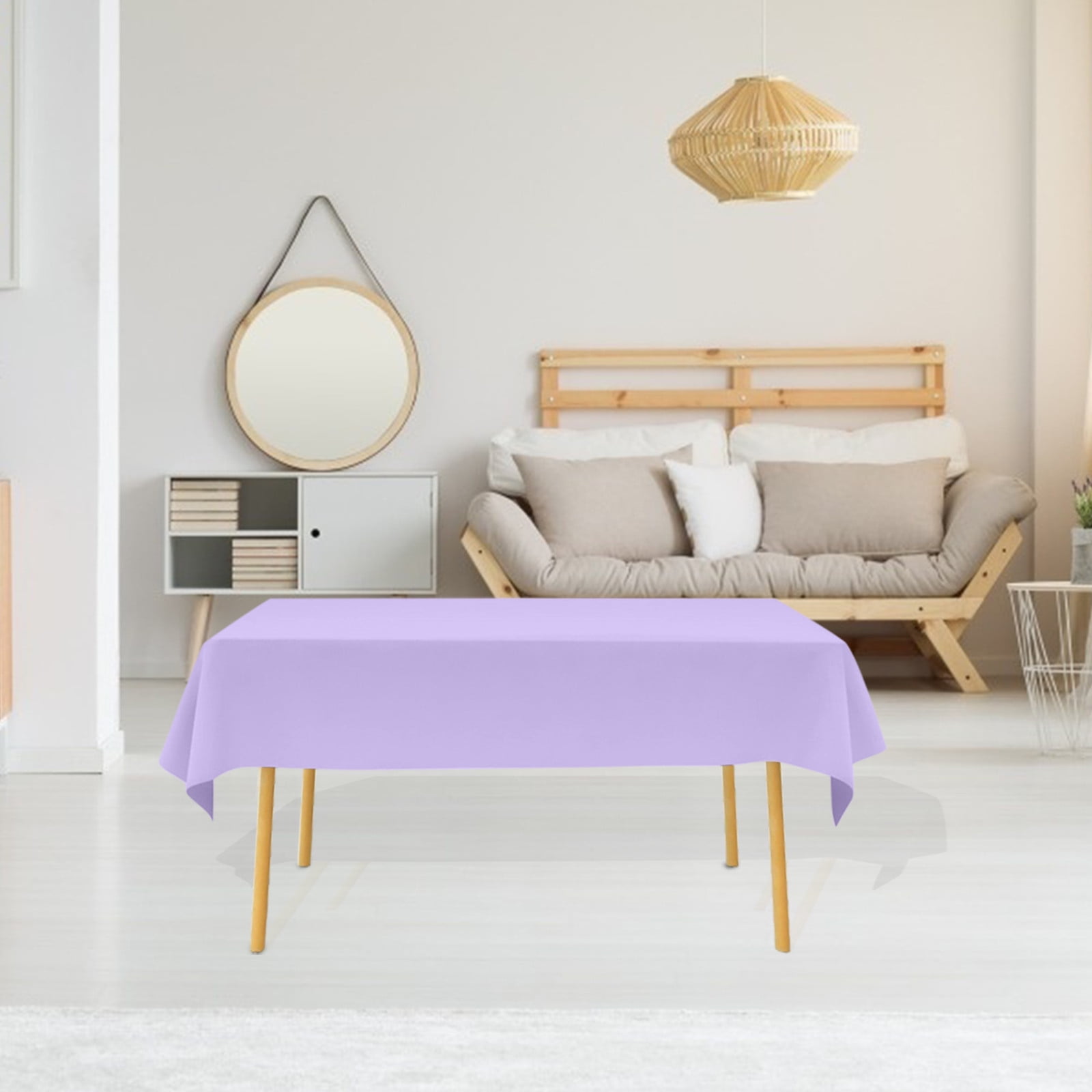 1 Tablecloth Plastic Tablecloths Disposable Table Covers 54 X 108 ...