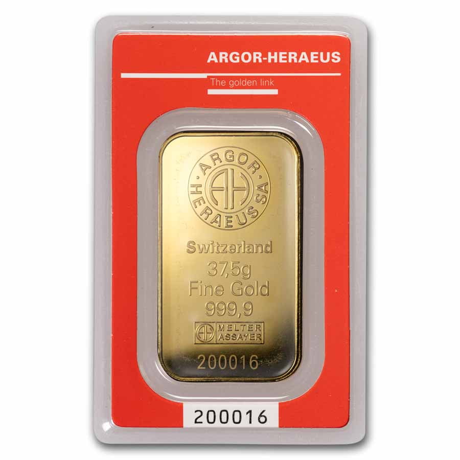 1 Tael Gold Bar - Argor-Heraeus - Walmart.com