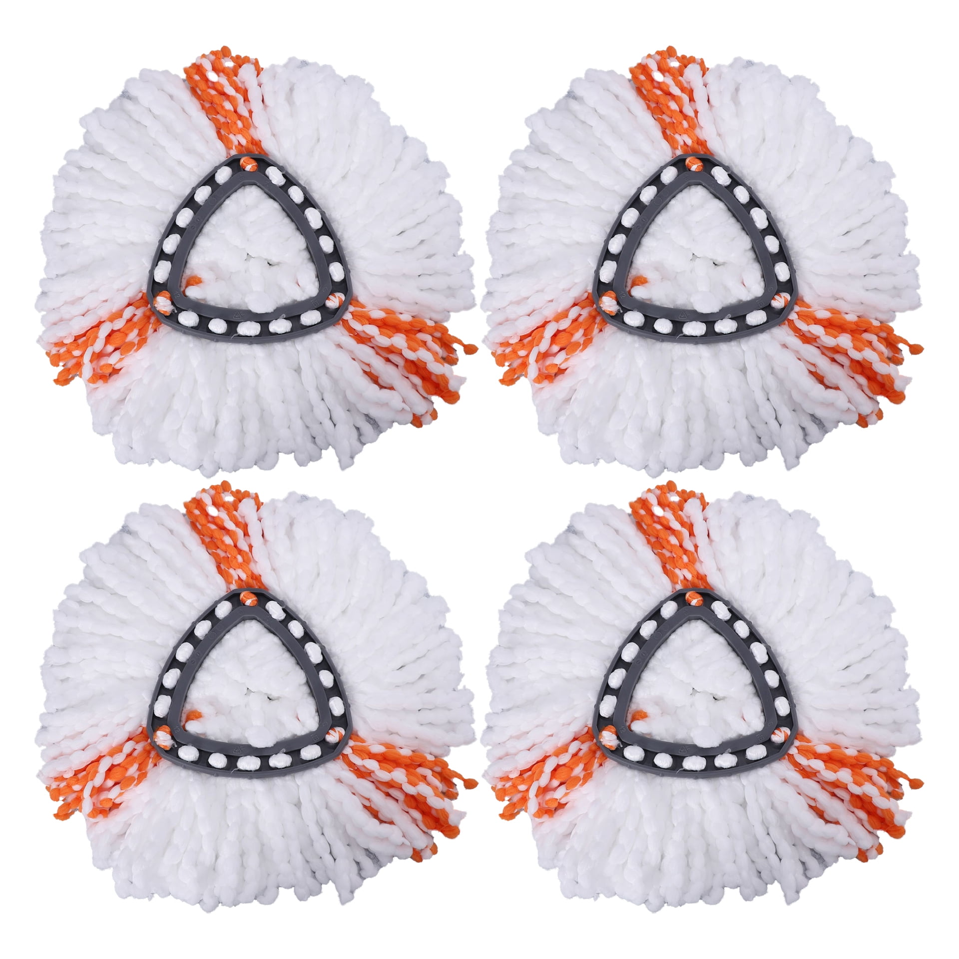 1-Tank System Spin Mop Replacement Head, 4 Pack Mop Head Replacement ...