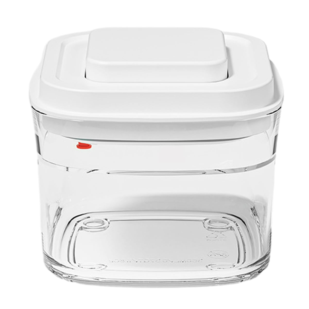 1 Teal Square Push Seal Coffee Container Sealed Food Storage Container ...