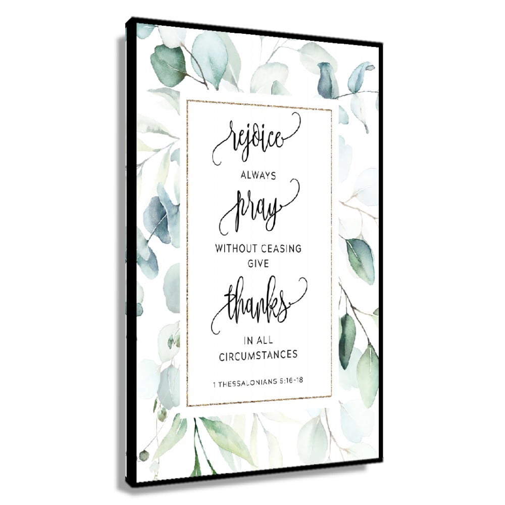 1 Thessalonians 5 16-18 Rejoice Always Bible Verse Printable Wall Art ...