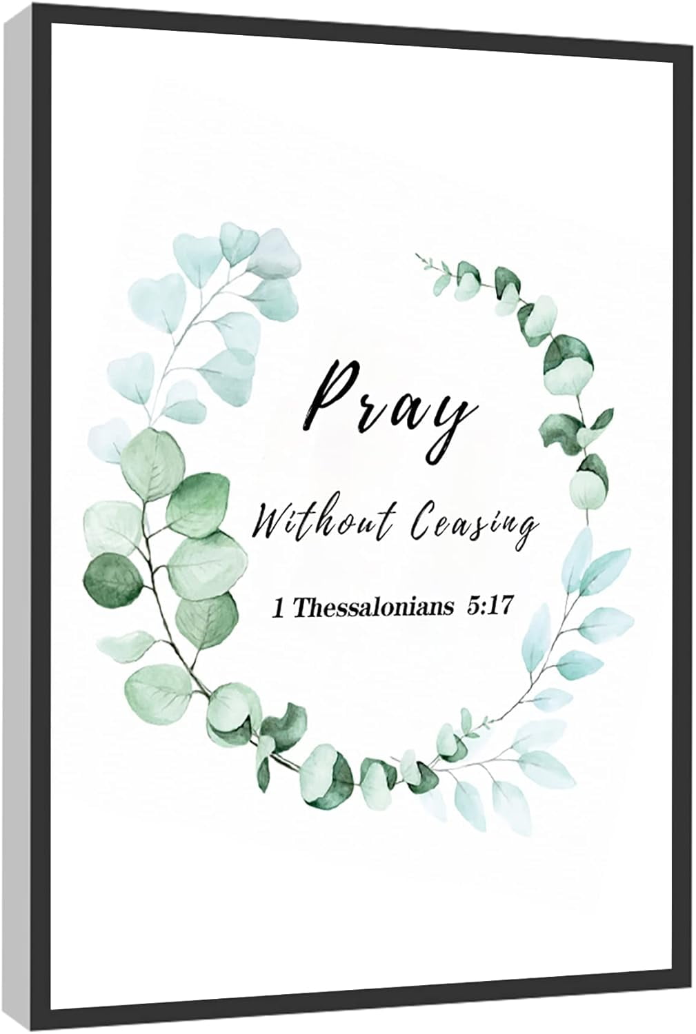 1 Thessalonians 5 17 Wall Art Pray Without Ceasing Poster Scripture ...