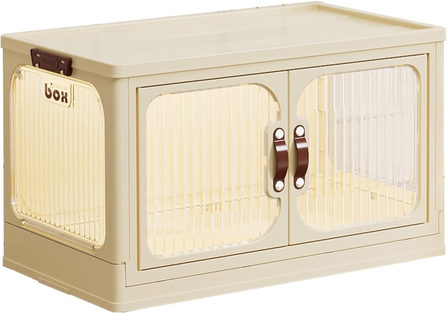 1 Tier 20.5Gal Stackable Plastic Storage Bins with Lids and Wheels ...