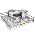 1-Tier Chrome 18"W x 21"D Cabinet Organizer for Pots, Pans, Kitchen and ...